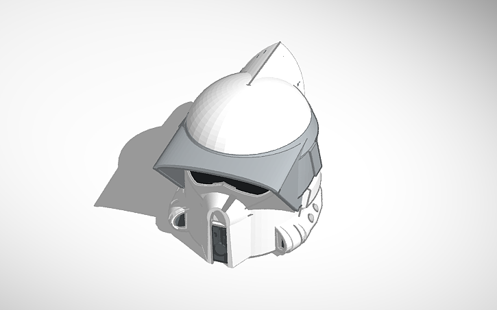 3D design ARF Trooper Helmet - Tinkercad