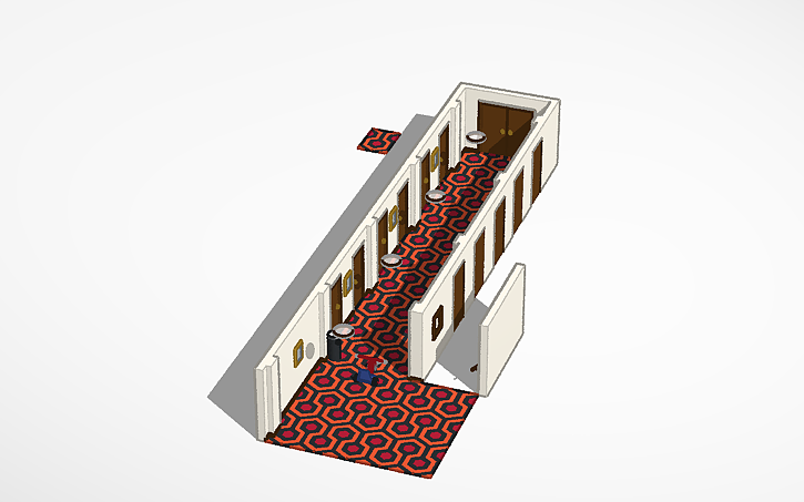 3D design Carpet Pattern - Overlook Hotel - Tinkercad