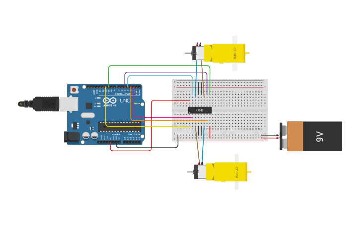 Circuit design PRATICA 7 | Tinkercad Circuit design PRATICA 7 | Tinkercad