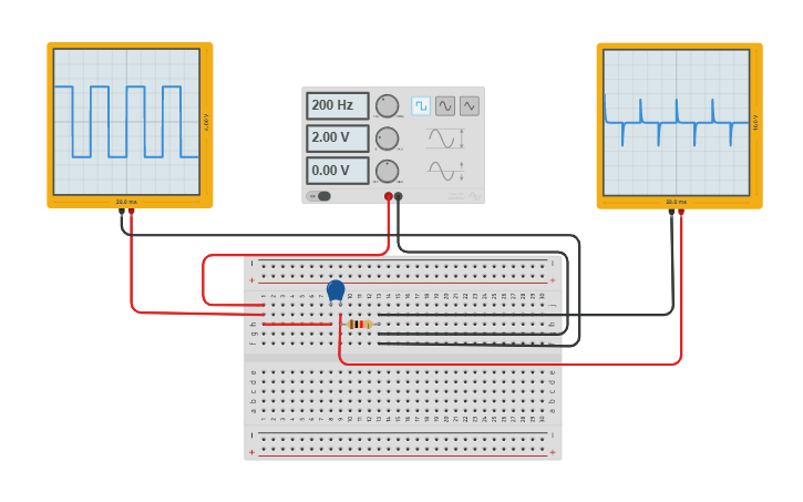 Circuit design Differentiator | Tinkercad