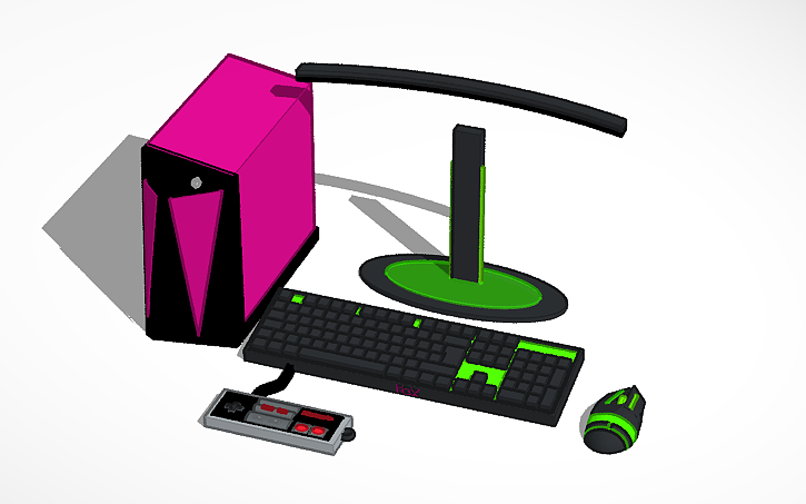 3D design Pro $$ gaming PC - Tinkercad