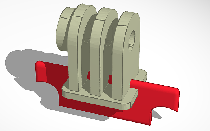 3D design GoPro-Vorbau-Mount | Tinkercad