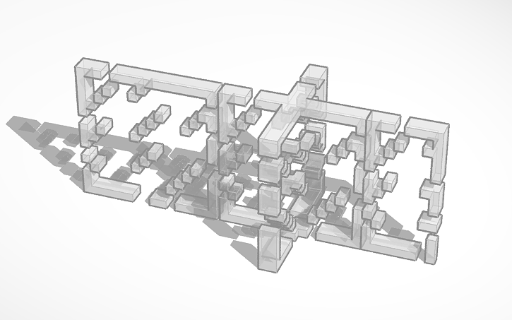 3D design Minecraft Glass Pane - Tinkercad
