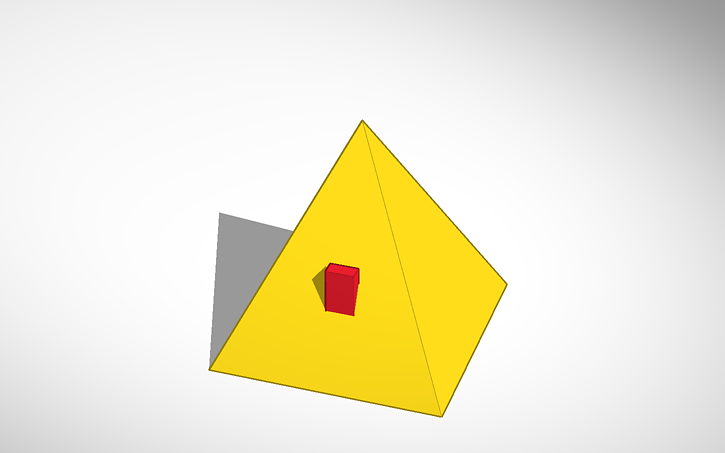 3D design Pyramid of giza | Tinkercad