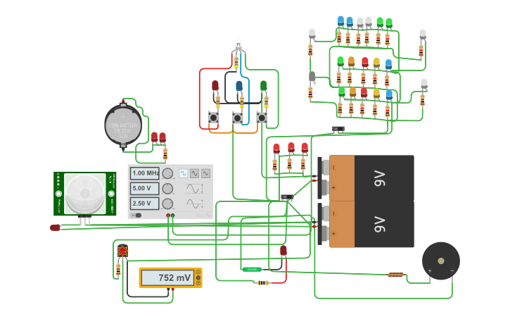 Circuit design Copy of Cool - Tinkercad