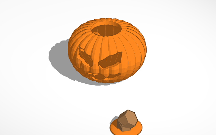 3D design Pumpkin - Tinkercad