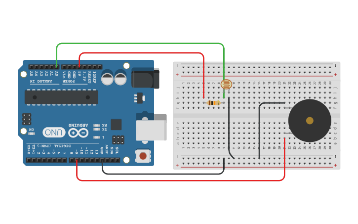 Circuit design Пьезопищалка1315 | Tinkercad
