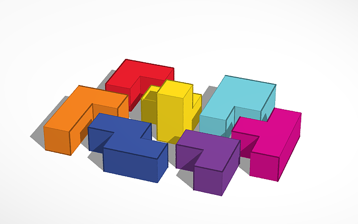 3d Design Puzzle Cube Tinkercad