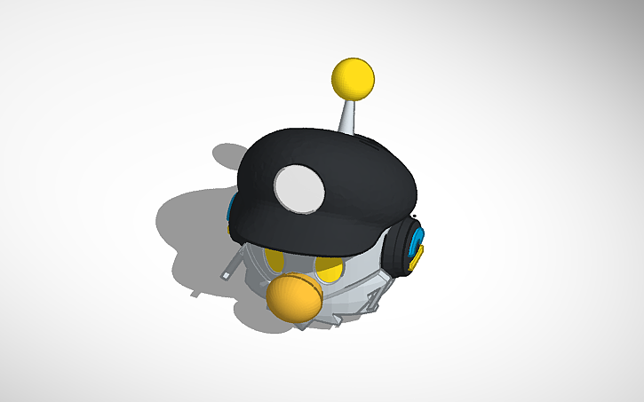 3D design Movie Robo-Mario Head - Tinkercad