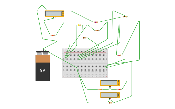 Circuit Design Series And Parallel Tinkercad