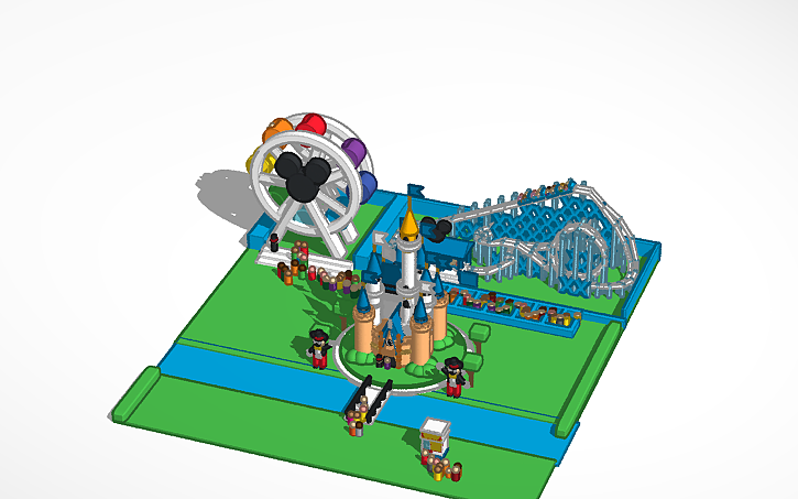 3D design Disneyland - Tinkercad