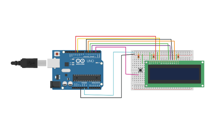 Circuit design Lab 8 Level 3 - Tinkercad