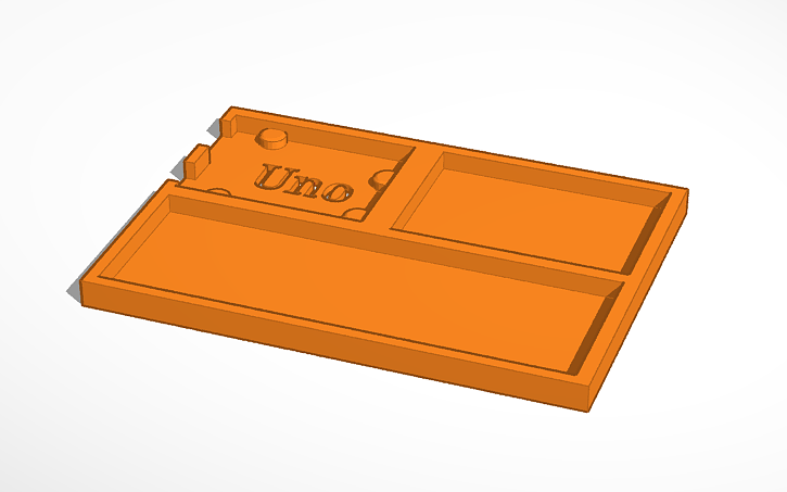 3D design Arduino Uno 1&1/2 Breadboards-Pub | Tinkercad 3D design Arduino Uno 1&1/2 Breadboards-Pub | Tinkercad