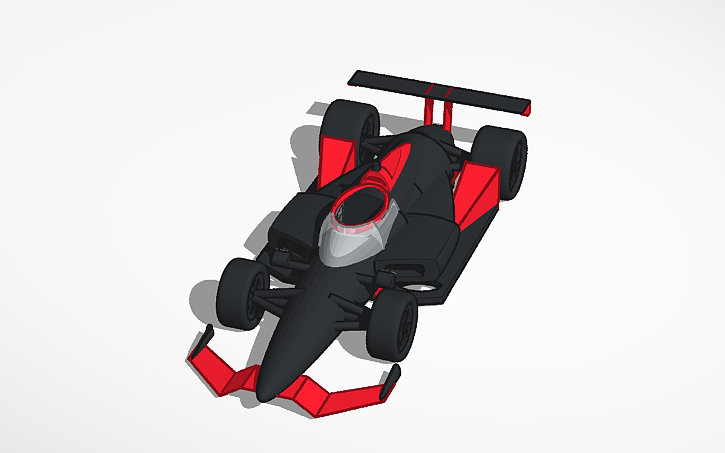 3D design Indycar super-speedway variant - Tinkercad
