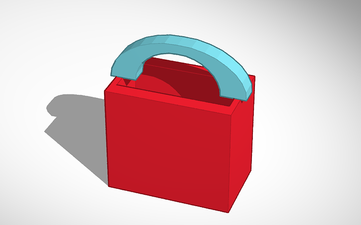 3D design 가방 - Tinkercad