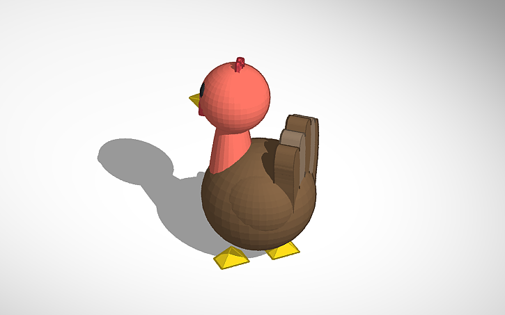 3D design Turkey~Adopt me pet - Tinkercad