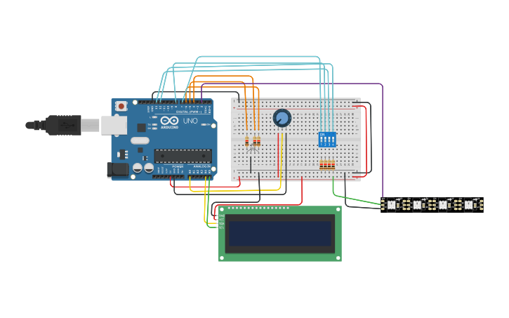 Circuit design Trabajo Practico de Tecnicas Digitales - Tinkercad