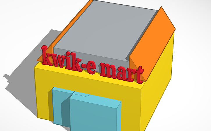 3D design kwiki mart - Tinkercad