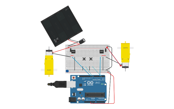 Circuit design Exam 1 - Tinkercad