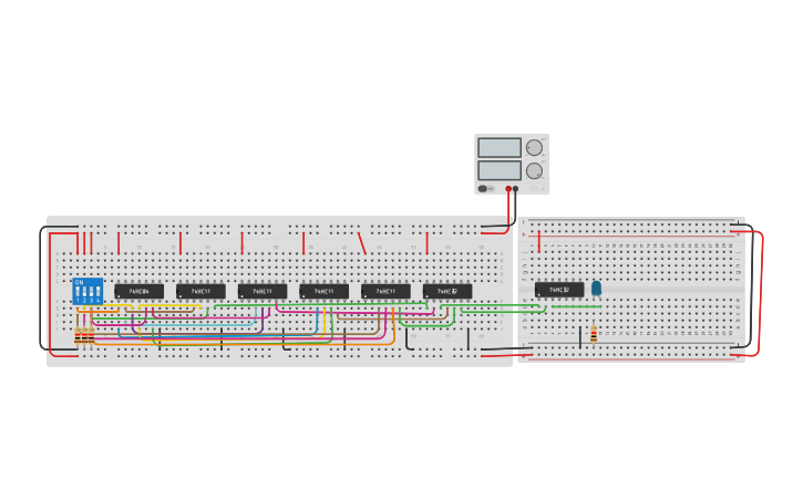 Circuit design Ejercicio 3 - Tinkercad