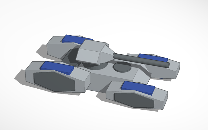3D design wombat tank (200 view special) - Tinkercad