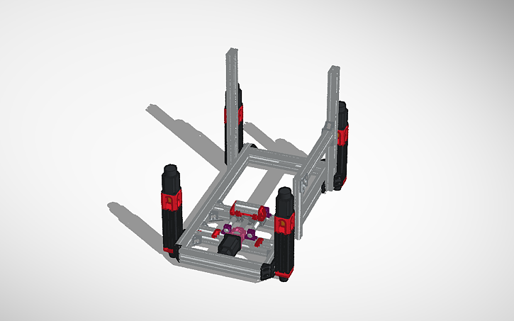 3D design 5780U Rig Main Frame - Tinkercad