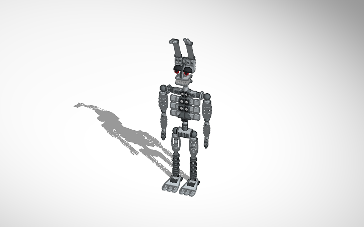 3D design Bonnie Endo-Skeleton - Tinkercad