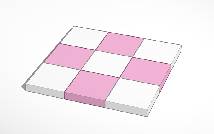 3D design plane tile - Tinkercad