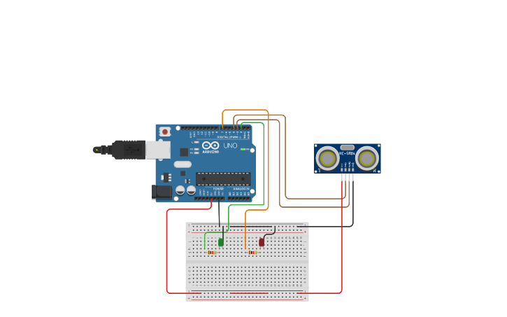 Circuit design UV sensor - Tinkercad