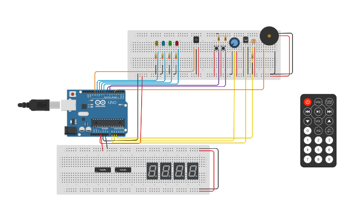 Circuit design Riche shield | Tinkercad
