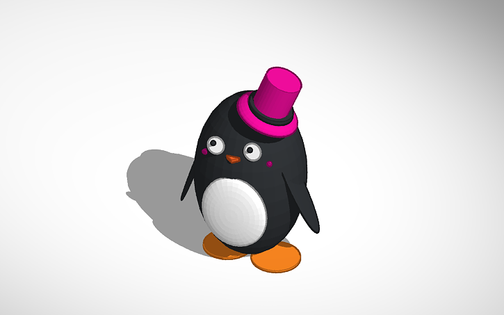 3D design Fancy Penguin - Tinkercad