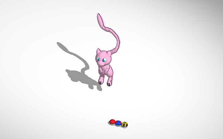 3D design Mew - Tinkercad