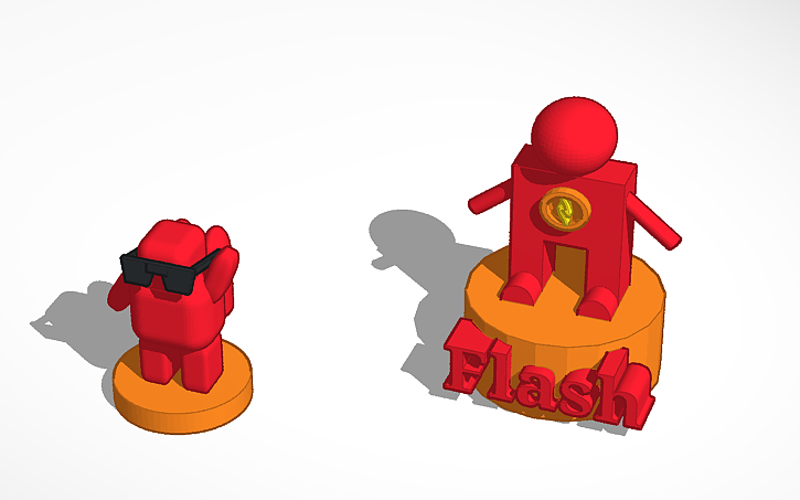 3D design mini figures | Tinkercad