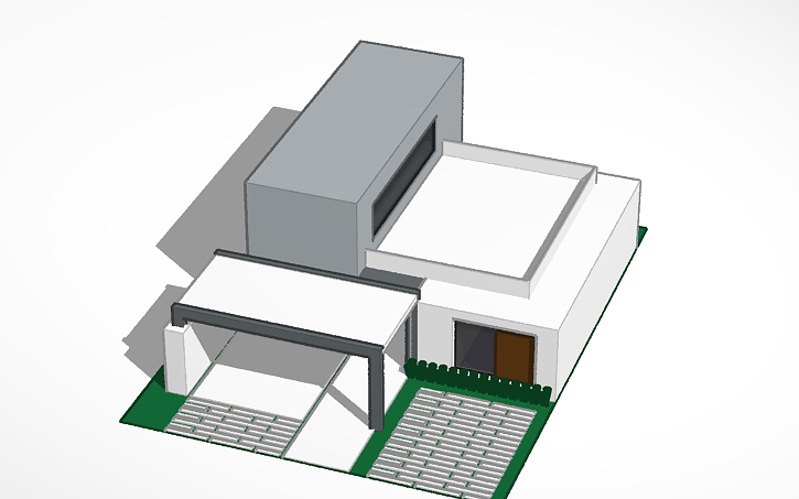 3D design MODERN HOUSE - Tinkercad