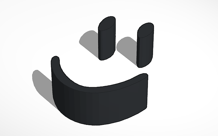 3D design Roblox smile | Tinkercad