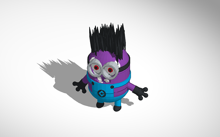 3D design evil Minion - Tinkercad