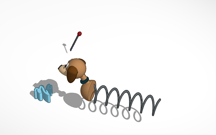 3D design slinky - Tinkercad