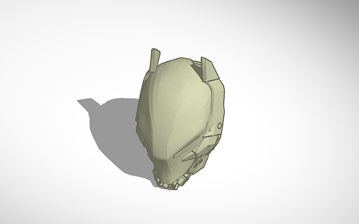 3D design batman mask - Tinkercad