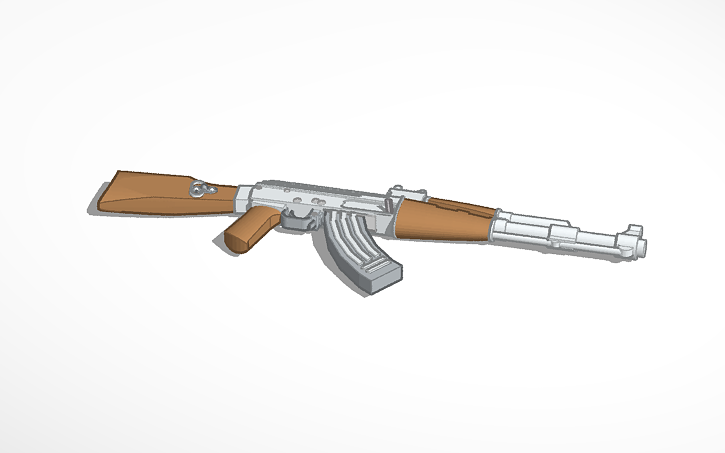3D design AK48 | Tinkercad