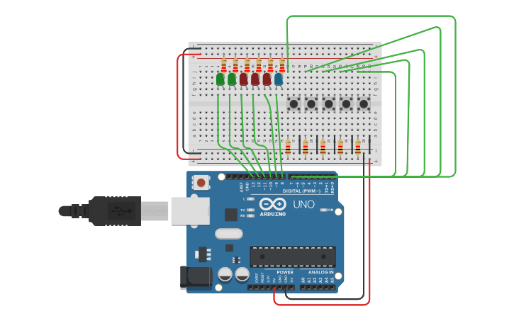 Circuit design Vending Machine | Tinkercad