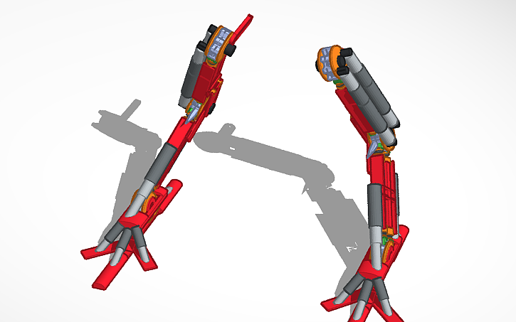 3D design legs - Tinkercad