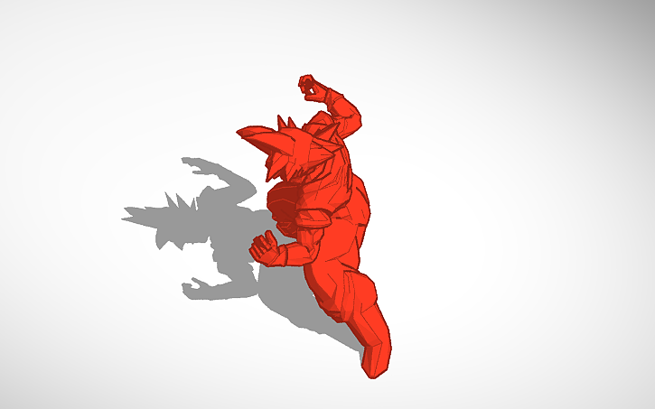 3D design Goku (Dragon ball Z) - Tinkercad