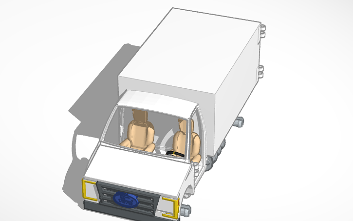 3D design ford truck body - Tinkercad
