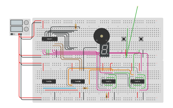 Circuit Design Final Project Dff Counter Tinkercad