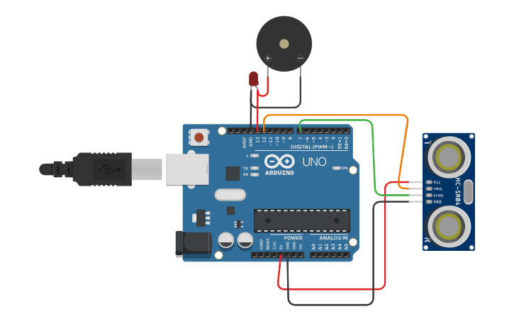 Circuit design Sensor-Interface - Tinkercad