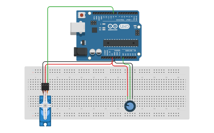 Circuit design Pesticide Spraying - Tinkercad