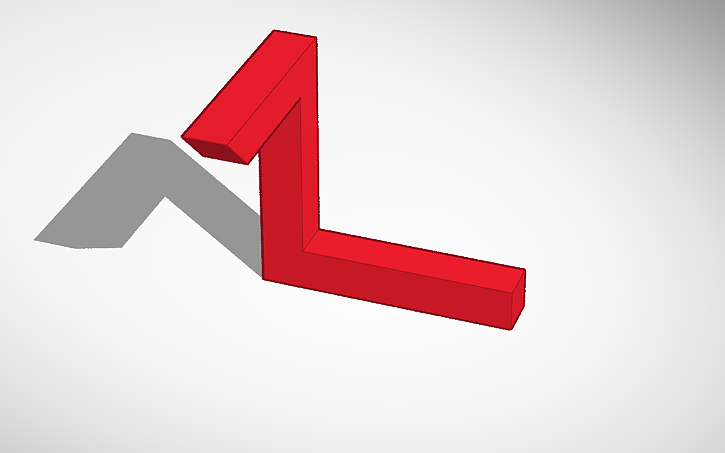 3D design Impossible Triangle - Tinkercad