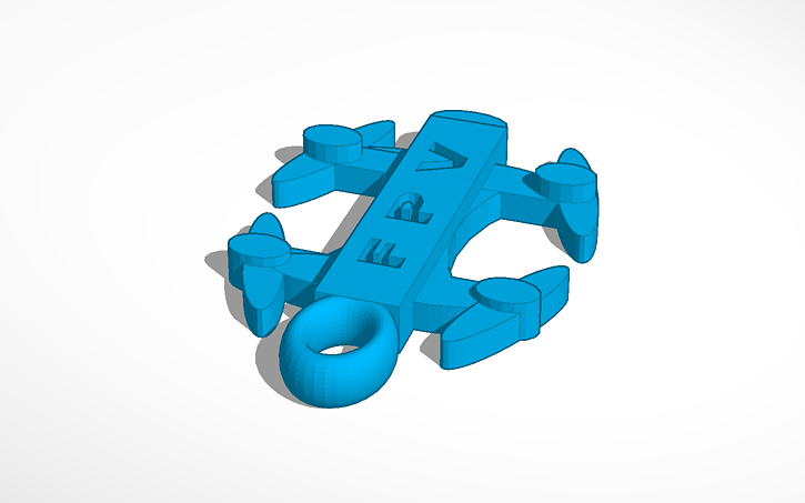 3D design FPV-KEY-CHAIN - Tinkercad