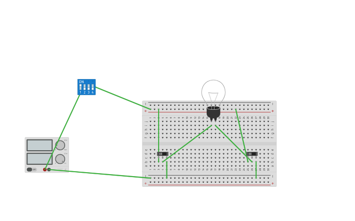 Circuit design Staircase Wiring XOR - Tinkercad