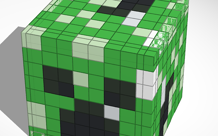 3D design Minecraft creeper | Tinkercad
